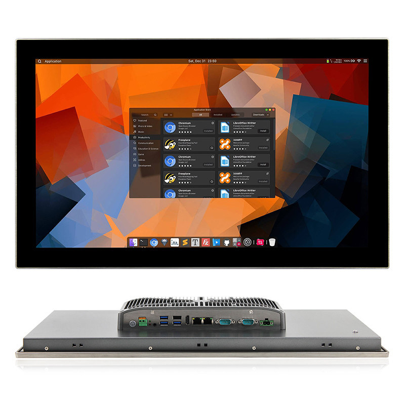 TPM 2.0 Multi Touch Panel PC 24'' Industrial Panel PC 1920 X 1080