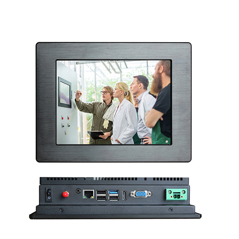 Linux Celeron Industrial Fanless Mini PC Dual Core 3855U AIO Touch Screen