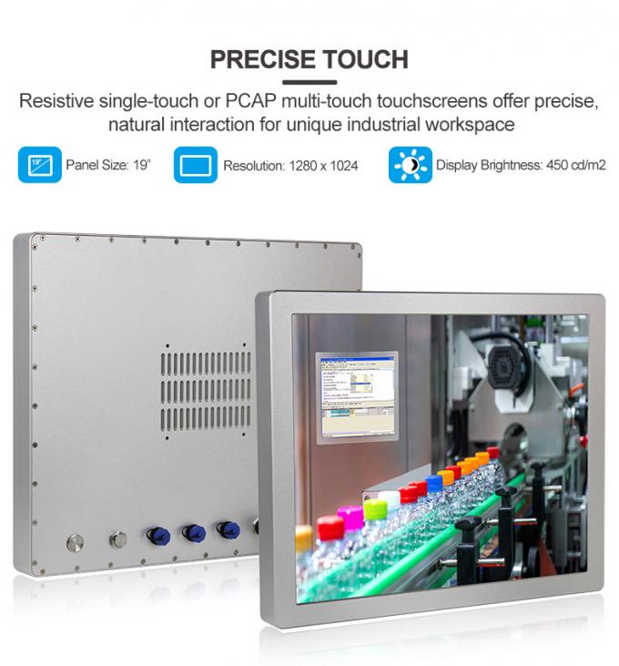 19 Inch Resistive Touch HMI Panel PC IP67 IP69k Waterproof 4G ...