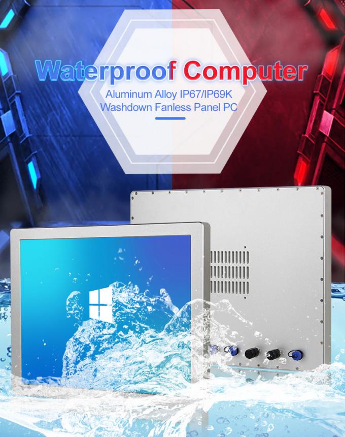 19 Inch Resistive Touch HMI Panel PC IP67 IP69k Waterproof 4G ...