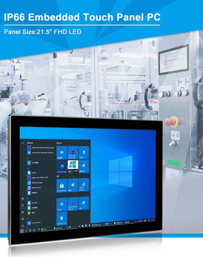 21.5 Inch Touch Panel Lcd Monitor Multitouch PCAP Core I5 Touch Screen Pc